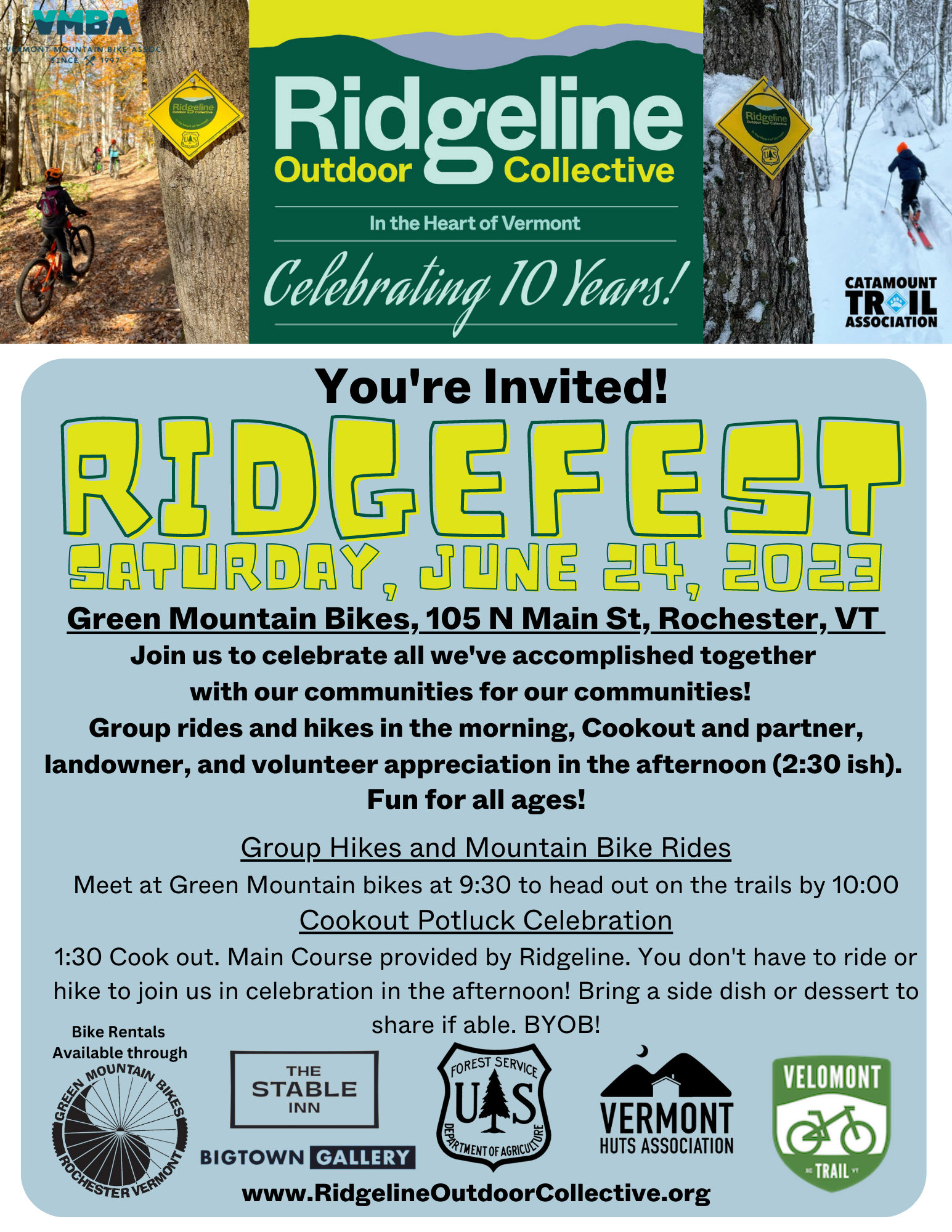 Ridgefest! - ROC 10 year celebration - VMBA