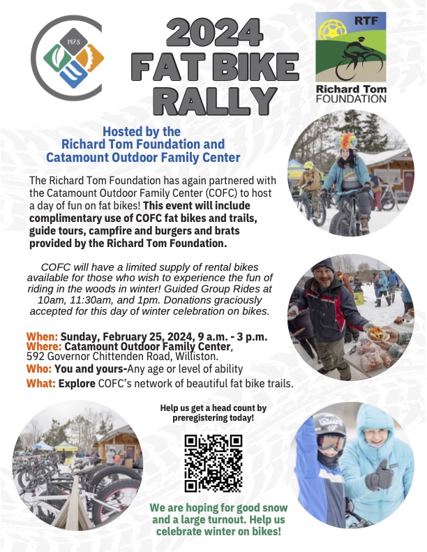 Fat Bike Rally @ Catamount Outdoor Family Center - VMBA