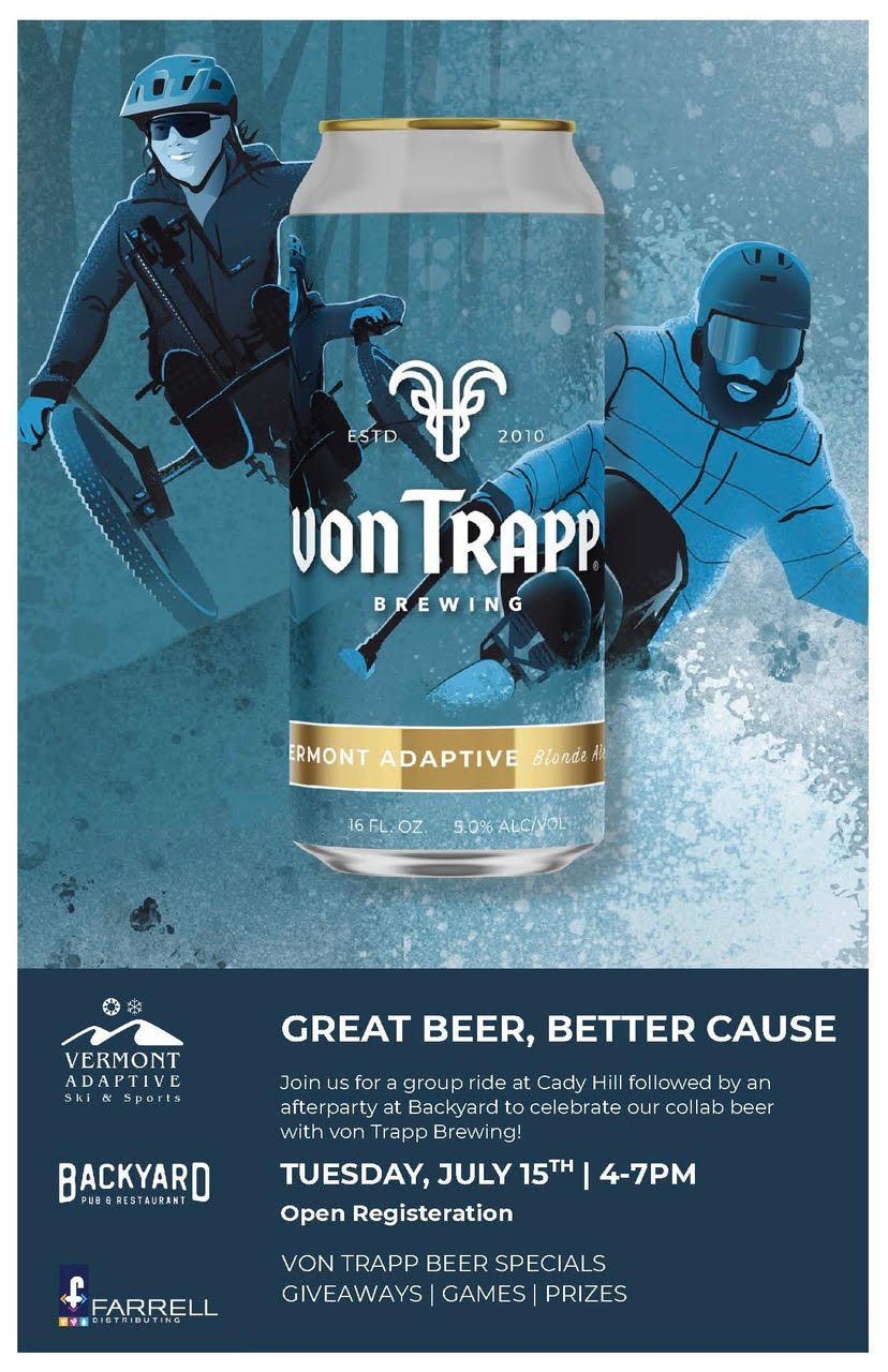 Vermont Adaptive x von Trapp Beer Release - VMBA